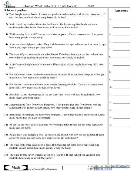 3.oa.8 Worksheets | Free - CommonCoreSheets