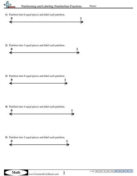 Fraction Worksheets | Free - CommonCoreSheets